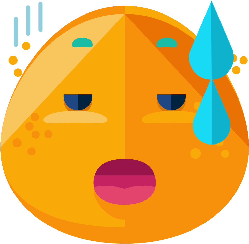 Imgly Sticker Emoticons Tired - Icono Cansado Clipart - Full Size ...