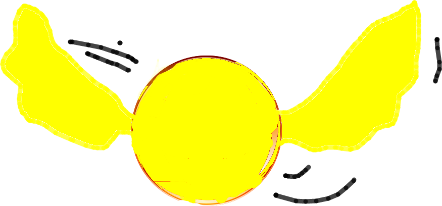 Download Golden Snitch - Orange Ball - Circle Clipart (#4465342 ...