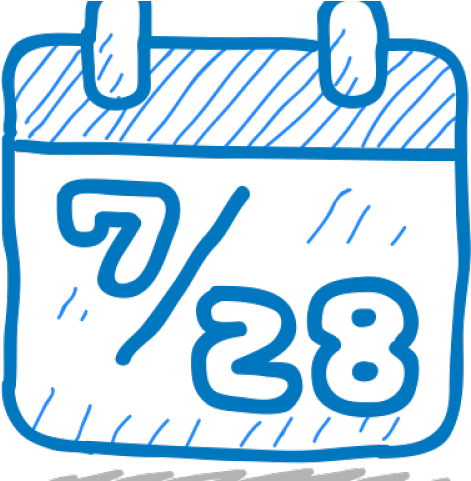 Date Clipart Next Week - Sketch Slide Style - Png Download - Full Size ...