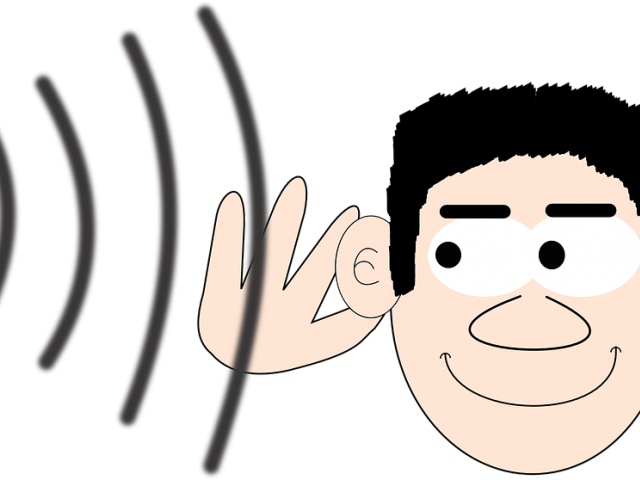 Ear Clipart Ear Sound - Sound Clip Art - Png Download - Full Size ...