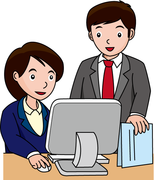 Computer At Office Clipart - Png Download - Full Size Clipart (#451780 ...