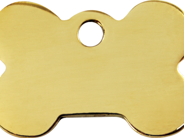 Bones Clipart Dog Tag - Red Dingo Brass Bone Pet Id Dog Tags - Png ...
