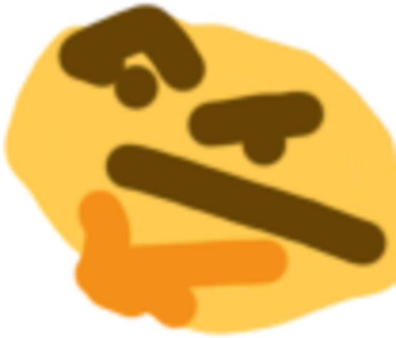 Thinking Face Emoji Clip Free Library - Big Thonk - Png Download - Full ...