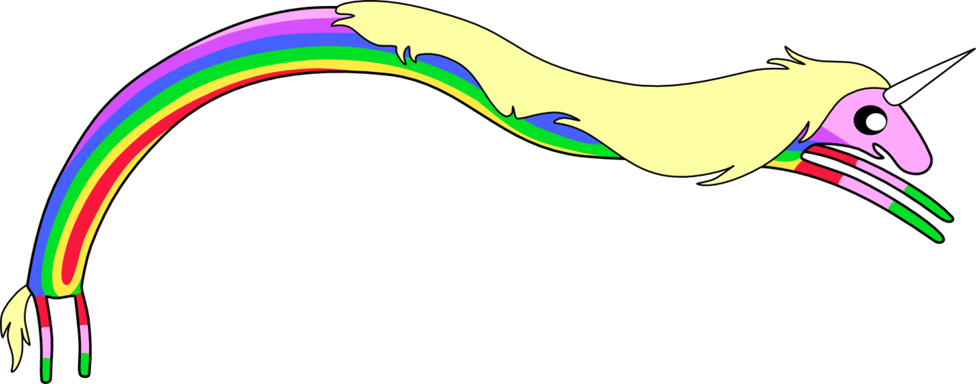 Rainbow Unicorn Horn Png - Lady Rainicorn Png Clipart - Full Size ...