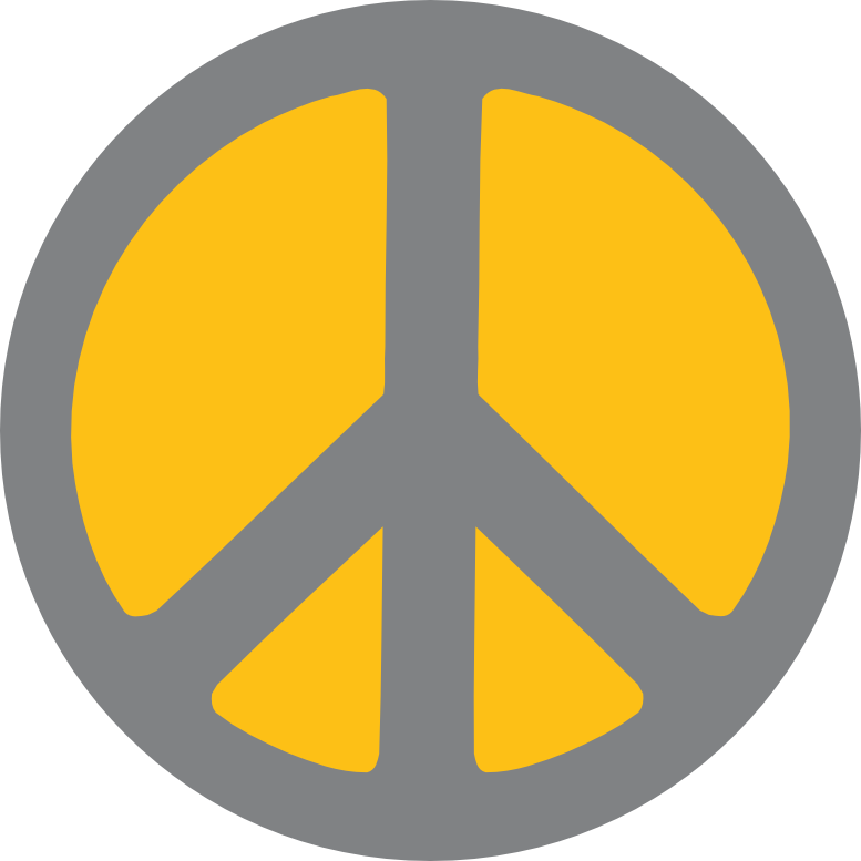 Scalable Vector Graphics Two Color Peace Sign Scallywag - Two Color ...