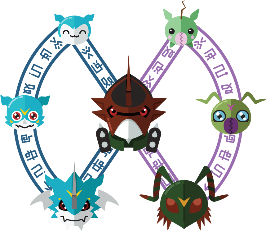 Thank You - Digimon By Sindor Clipart - Full Size Clipart (#457845 ...