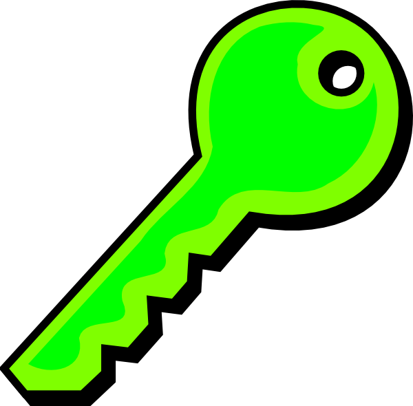 Cartoon Key Clip Art - Png Download - Full Size Clipart (#458136 ...