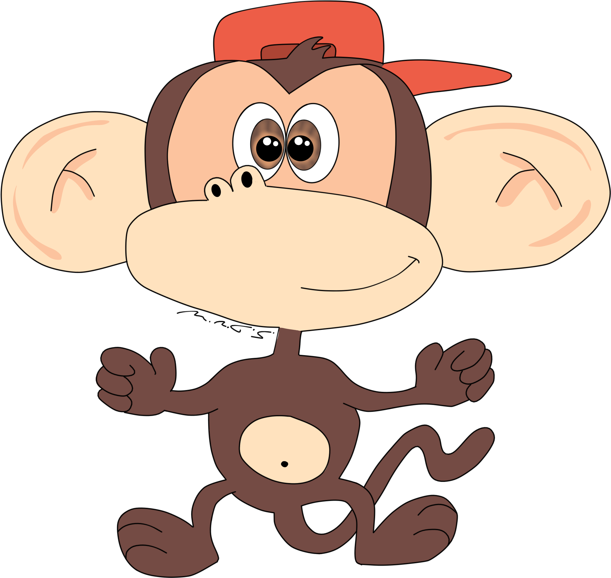 Download El Mono - Cartoon Clipart (#4508231) - PinClipart