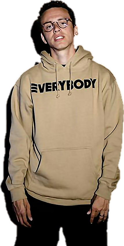Download Logic Rapper Png - Logic Wearing Tan Everybody Hoodie Clipart ...