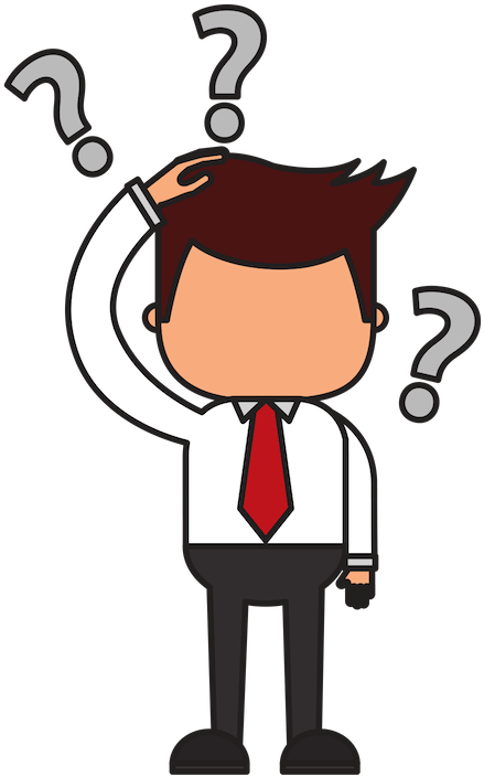 Question Mark People Cartoon Png Clipart - Full Size Clipart (#4512172 ...