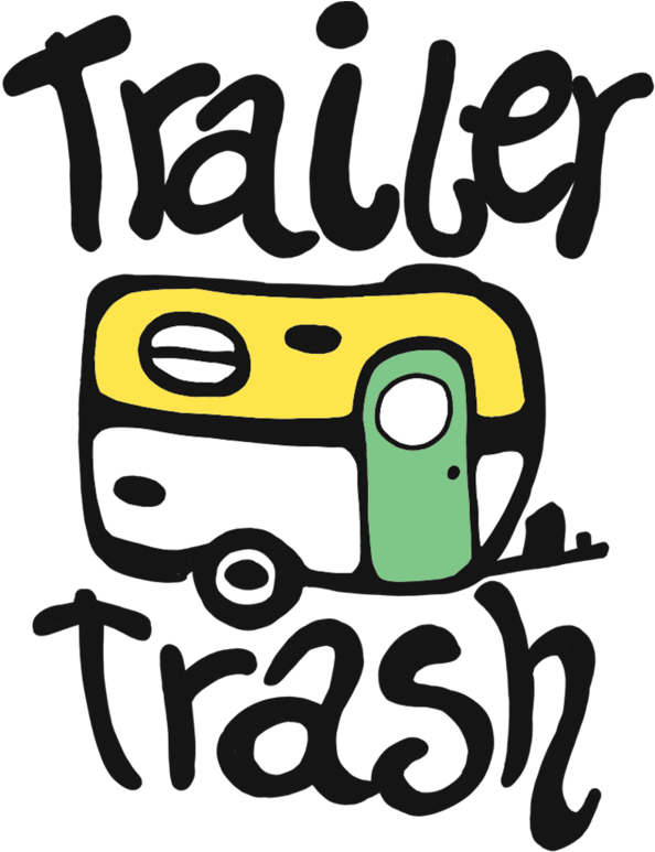 2pcs Trailer Trash Sticker Tn54 Camper Storage, Decorative Clipart ...