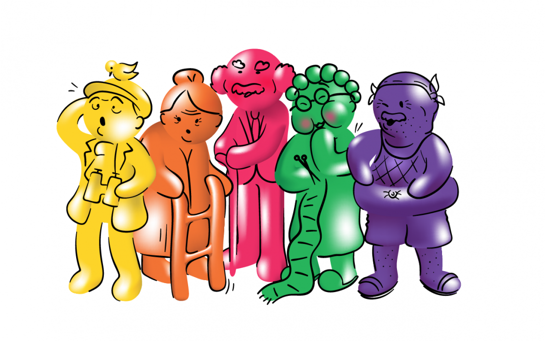 Jellyatrics Jelly Babies Novelty - Cartoon Clipart - Full Size Clipart ...