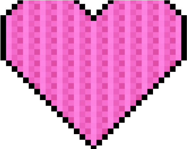 Minecraft Clipart Hearts - 8 Bit Button Png Transparent Png - Full Size ...