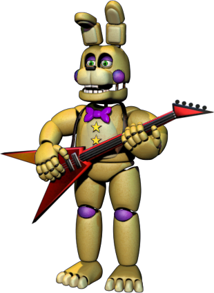 Fnaf Sticker - Fnaf 6 Rockstar Bonnie Clipart - Full Size Clipart ...