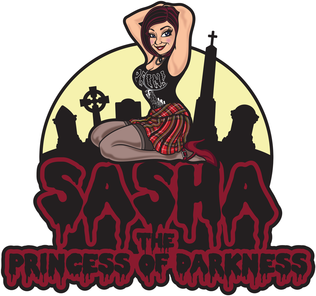 Sasha, The Princess Of Darkness - Podcast Clipart - Full Size Clipart ...