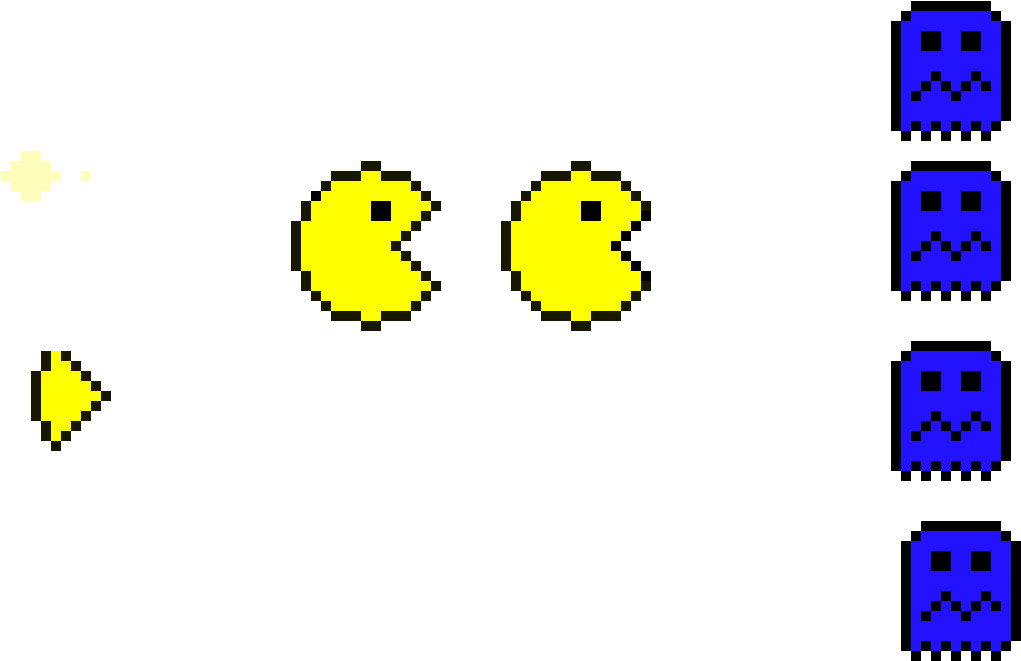 Pacman Sprite Png - Smiley Clipart - Full Size Clipart (#4594107 ...