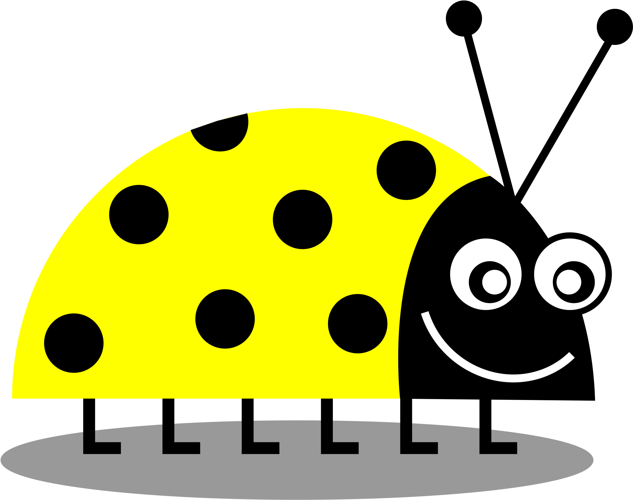 Download Clipart Free Download Ladybug Big Image Png - Yellow Beetle ...