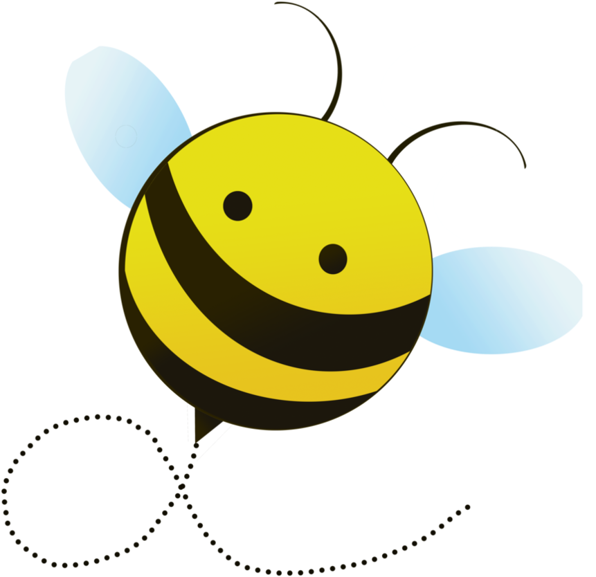 Bumblebee Clipart Beee - Cartoon Bumble Bee Png Transparent Png - Full ...