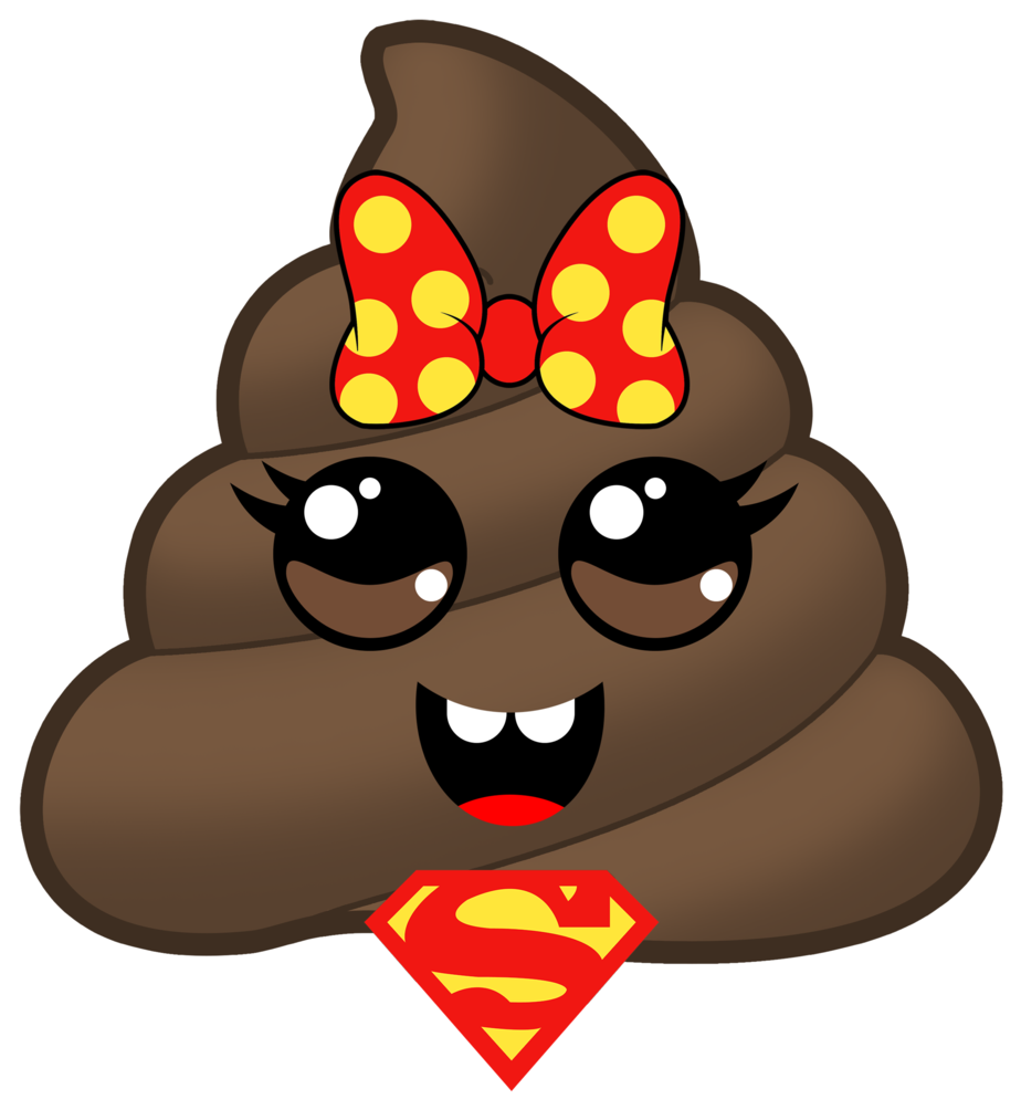 Super Poop Emoji - Poop Emoji Clipart - Full Size Clipart (#469895 ...