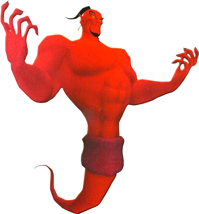 Jafar02 - Jafar Aladdin Red Genie Clipart - Full Size Clipart (#4601343 ...