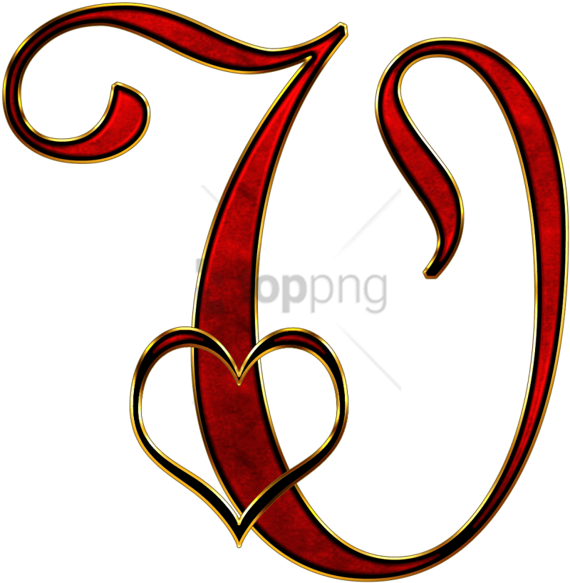 Free Png Valentine Capital Letter V Png Image With - Capital Letter V ...