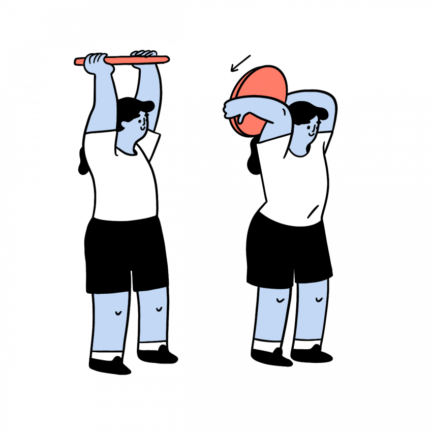 Download Tricep Extension - Cartoon Clipart (#4608074) - PinClipart