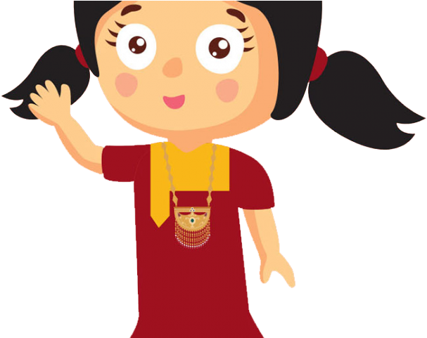Ramadan Clipart Uae Girl - Emirati Kids Cartoon - Png Download - Full ...