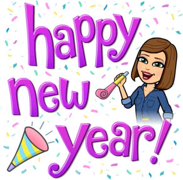 Img - Happy New Year 2017 Bitmoji Clipart - Full Size Clipart (#479151 ...