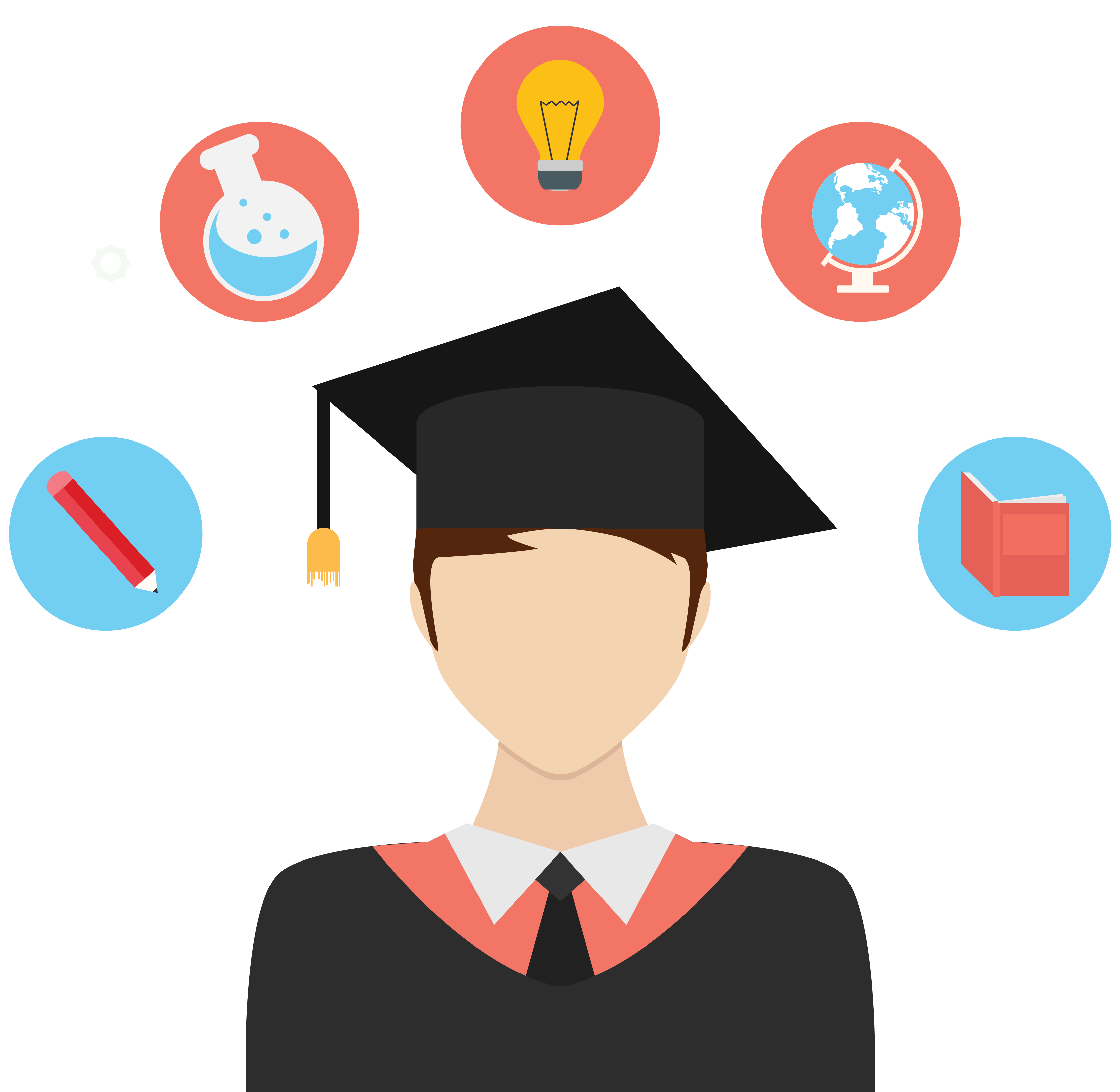 Download College Student - College Student Vector Png Clipart (#479242 ...