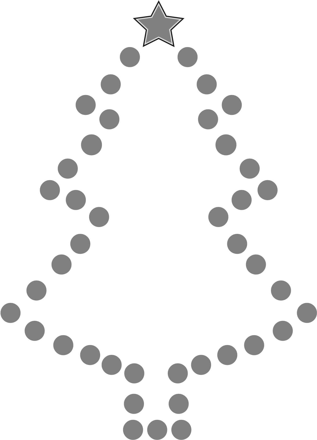 Tree Line Png - Christmas Tree Clipart - Full Size Clipart (#4849046 ...