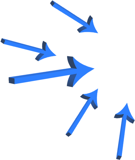 Vector Blue Psd - Blue Arrows Png Clipart - Full Size Clipart (#4851968 ...