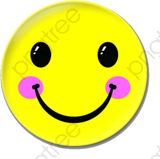 Round, Yellow Smiley Face, Face Clipart, Black, Yellow - Happy Face Png ...