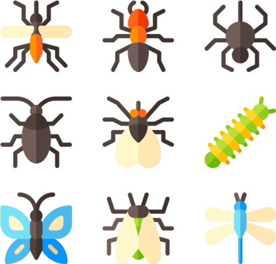 Insects Clipart - Full Size Clipart (#4857493) - PinClipart