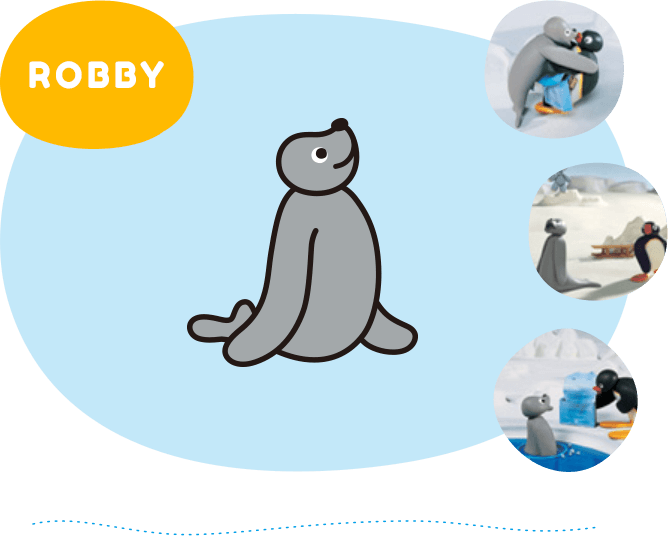 Robby Is An Energetic And Enthusiastic Seal, And He - Cartoon Clipart ...