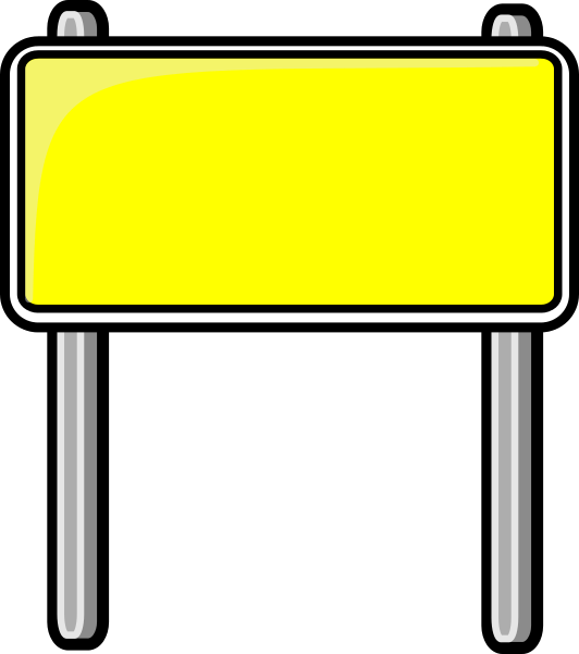 - Blank Road Sign Clipart , Png Download - Sign Clip Art Png ...