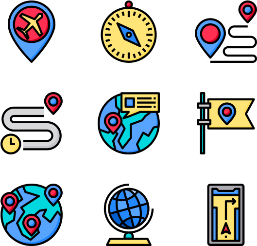 Map - Icon Clipart - Full Size Clipart (#4889774) - PinClipart