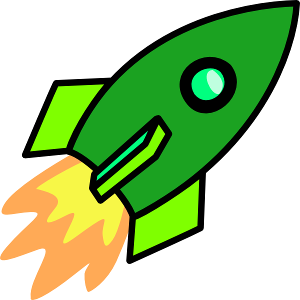 Green Rocket Clip Art - Sky Science Grade 6 - Png Download - Full Size ...