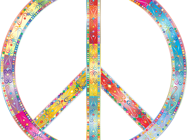 Peace Sign - Simbolo De La Paz Png Clipart - Full Size Clipart ...