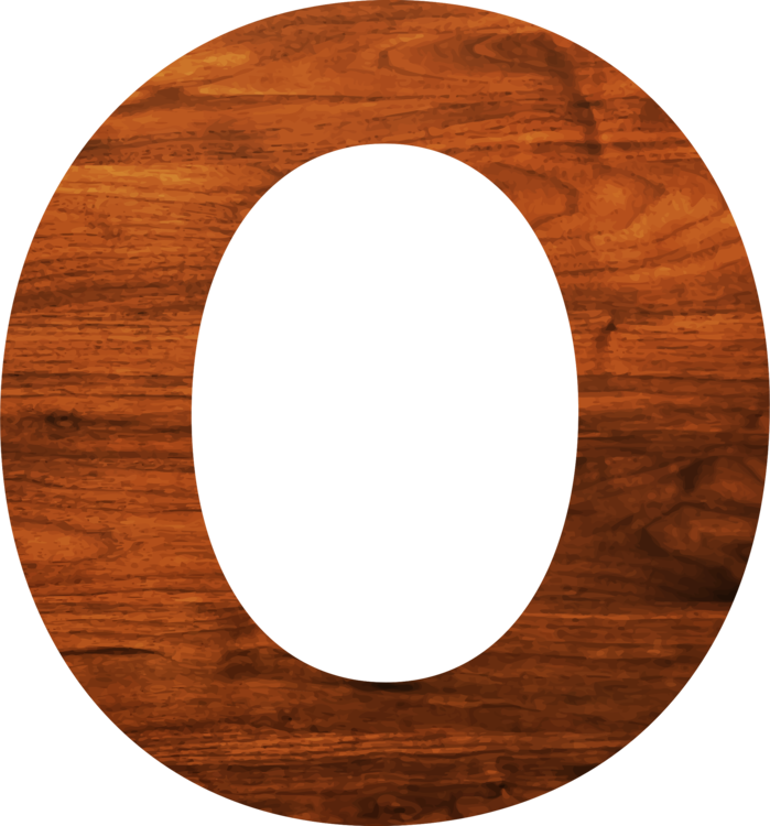 Wood Grain Letter /m/083vt Cartoon - Wooden Letter O Clipart - Png ...