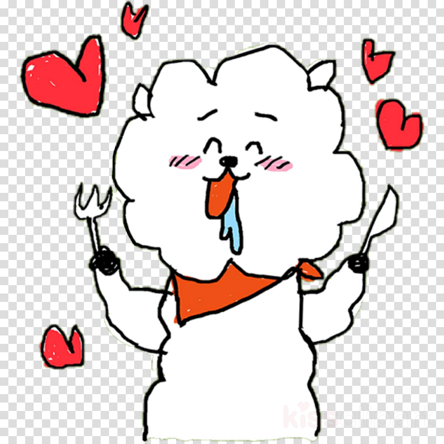 Download Bt21 Rj Sticker Clipart Bts Line Friends K-pop - Daisy Flower ...