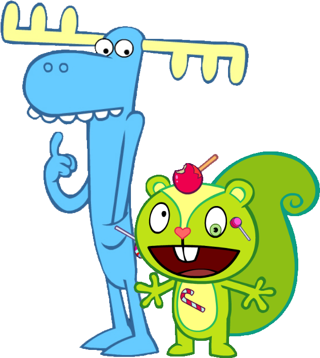 Dumb And Dumber - Happy Tree Friend Nutty Clipart - Full Size Clipart ...