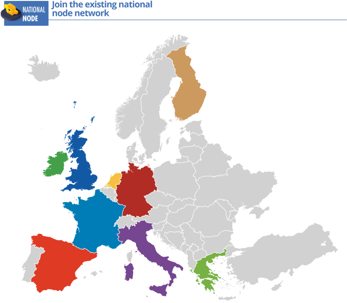 Europe Map Vector , Png Download - Країни Які Входять До Єс Clipart ...