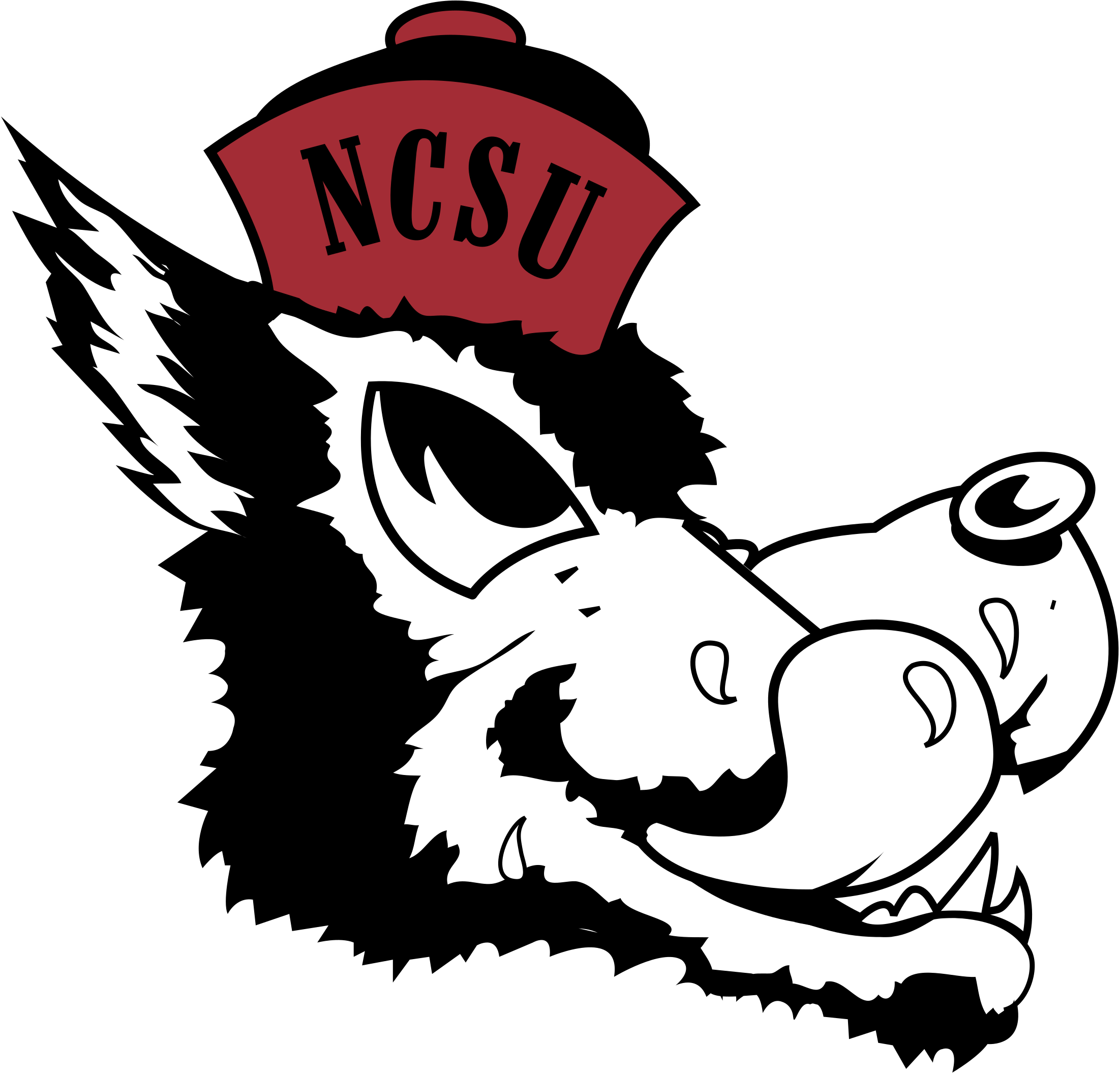 Ncsu Wolfpack Logo Png Transparent - Vintage Nc State Wolfpack Clipart ...
