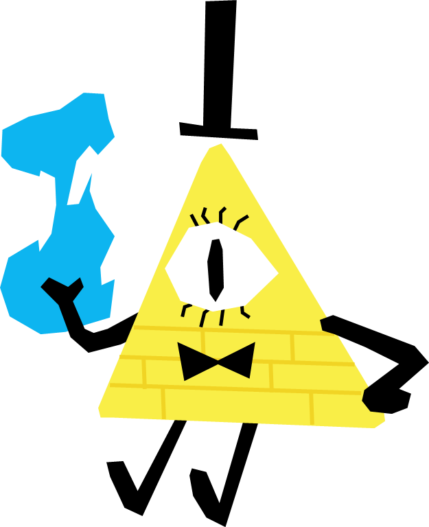 Bill Cipher, Dipper Pines, Gravity Falls, Triangle, - Bill Cipher ...