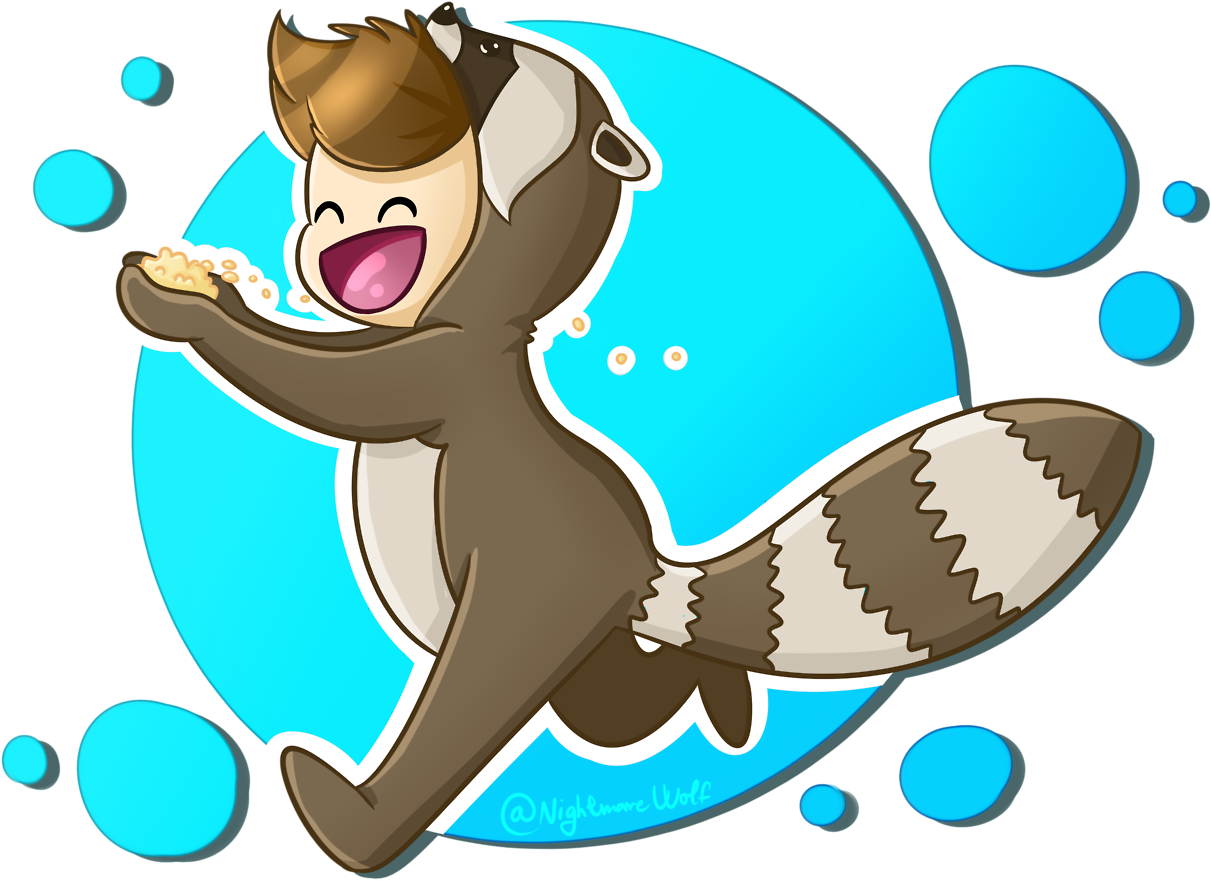 “hey @crankgameplays, Heard You Like Raccoons Stealing - Cartoon ...