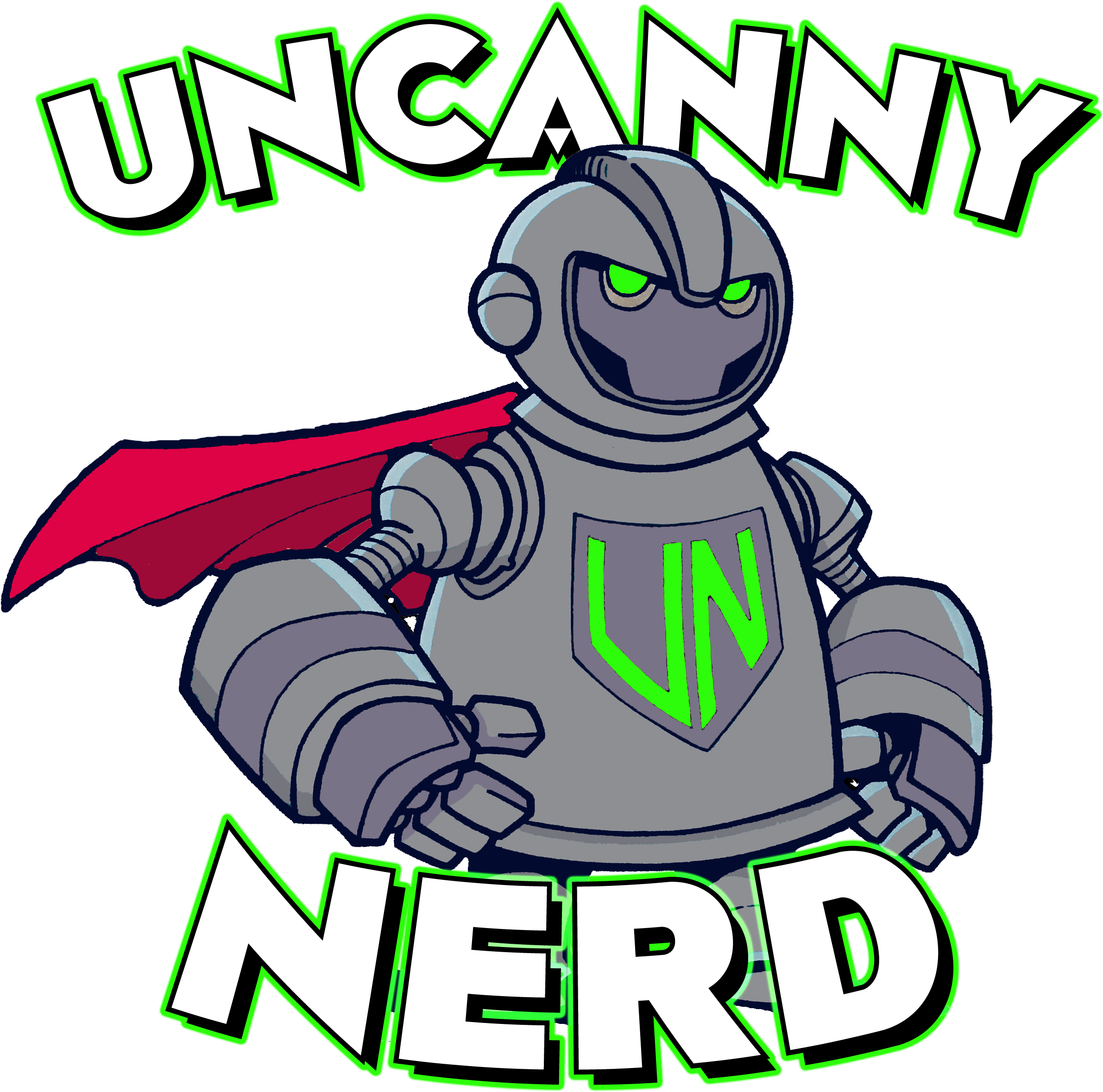 Uncanny Nerd Presents - Cartoon Clipart - Full Size Clipart (#4950713 ...