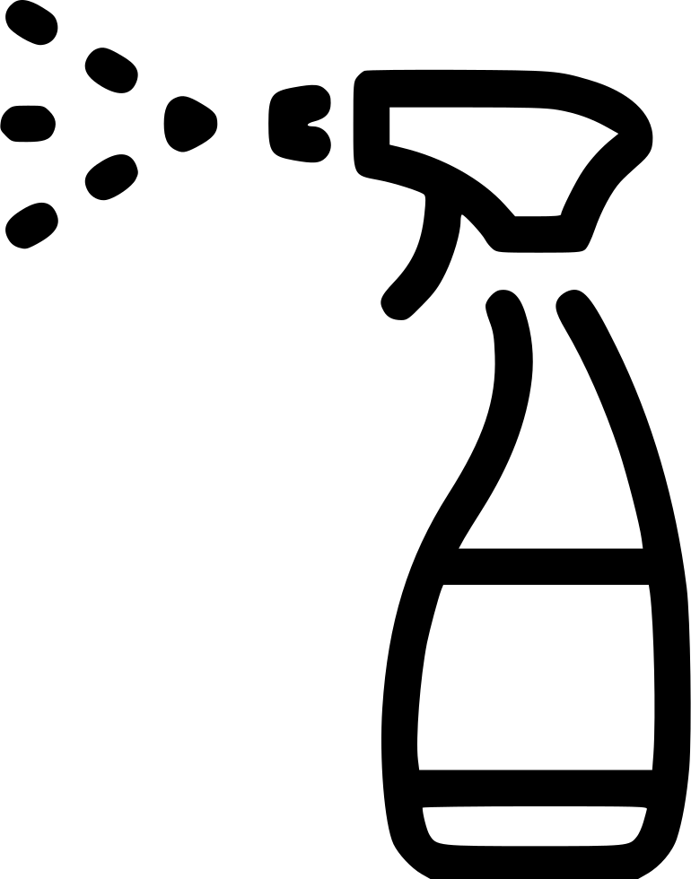 Cleaning Spray Gun Comments - Cleaning Spray Black And White Clipart ...