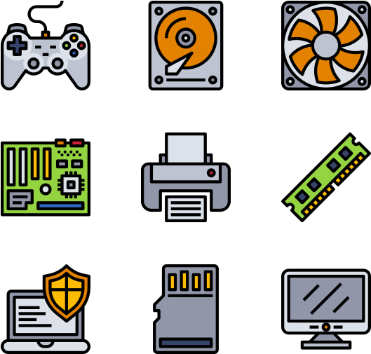 Computer Accessories Clipart - Full Size Clipart (#4975772) - PinClipart
