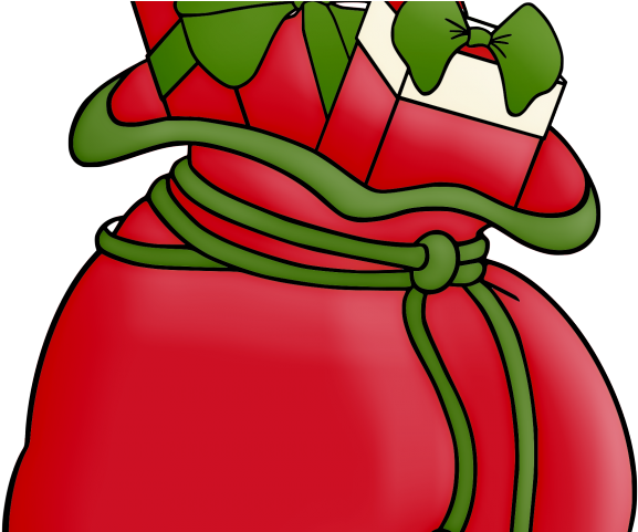 Christmas Clipart Clipart Sack - Christmas Sack Cartoon - Png Download ...