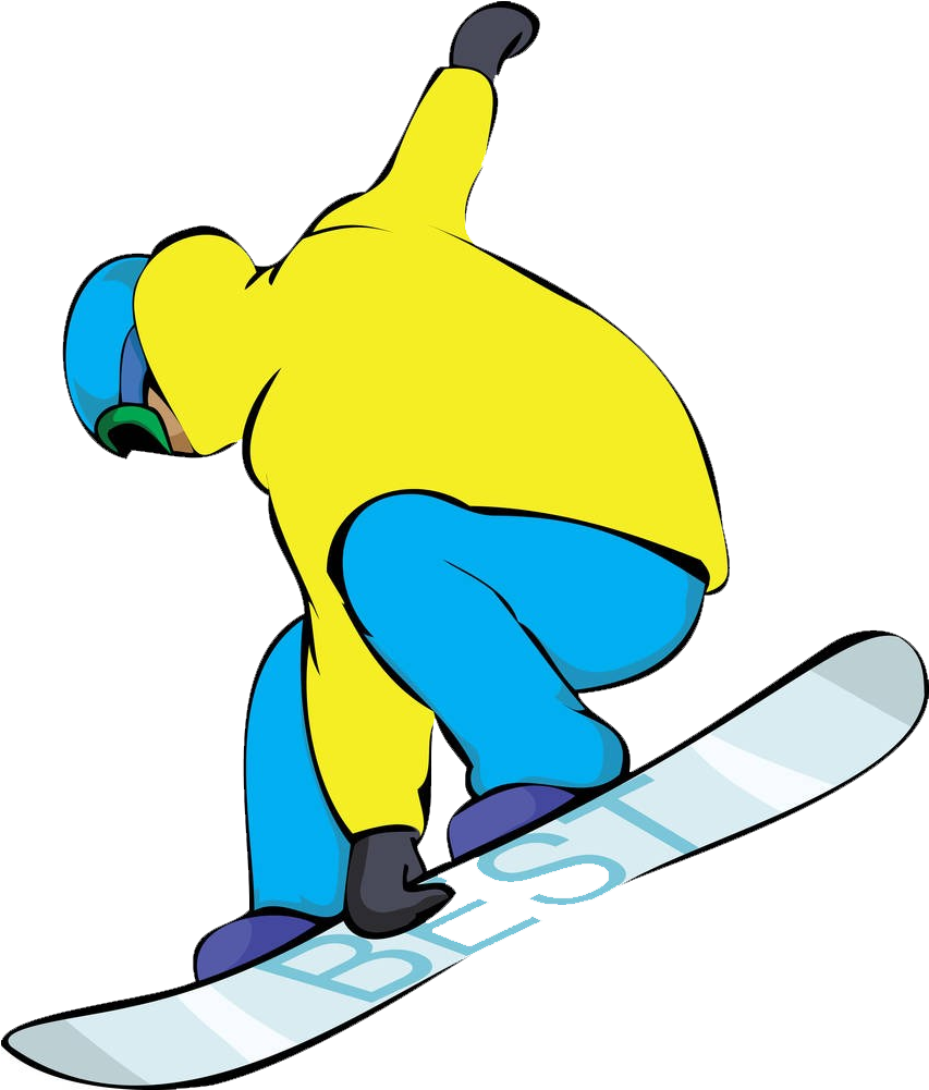 Snowboarding Cartoon Skiing Download Hd Png Clipart - Snowboarding ...